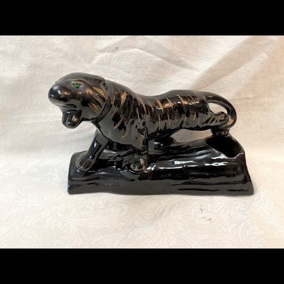 Accents | Vintage Mcm Ceramic Tiger Plantar | Poshmark